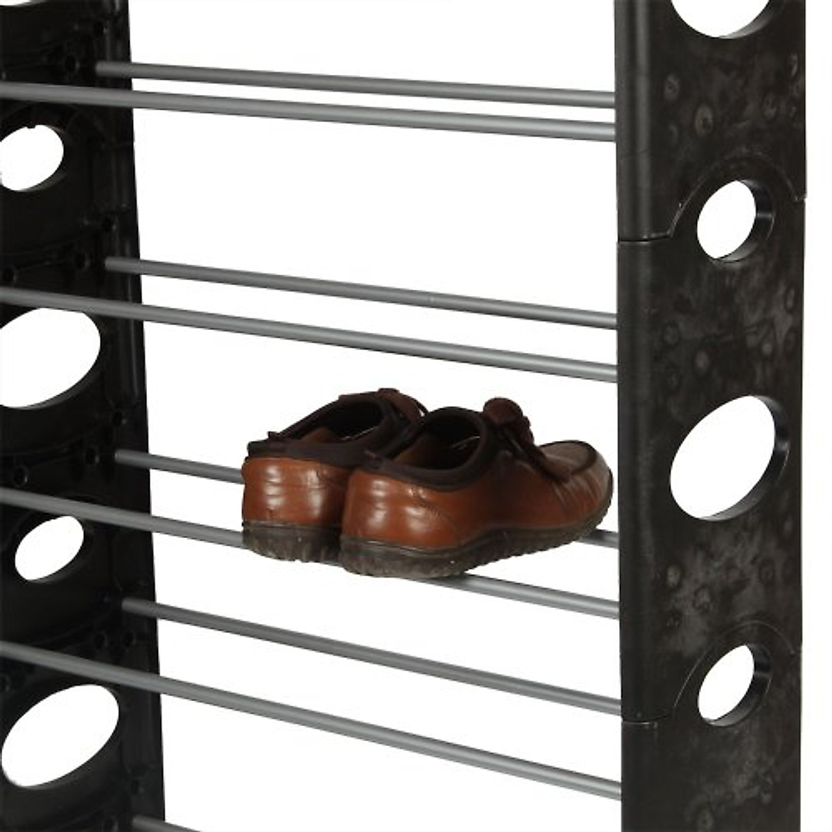 Garage Organizer,Shoe Organizers and Storage,Tall Shoe Rack,Shoe Organizer Over The Door,Simple Shoe Rack Durable 10 Tiers Shoe Rack