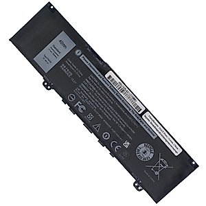 VKMAPIP F62G0 F62GO Laptop Battery for Dell 13 5370 7370 7373 7380 7386 039DY5 0RPJC3 13 7386 2-in-1 13 Notebook Replacement [11.4V 40WH]