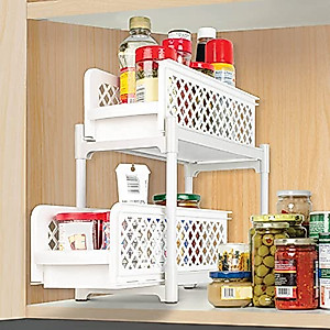 Fox Valley Traders 2-Tier Sliding Shelves, Set of 2