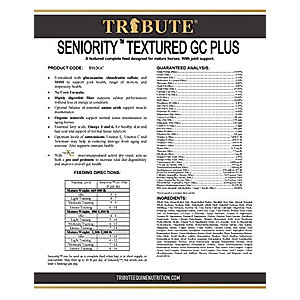 Kalmbach Feeds Tribute Maturity Textured Gc Plus for Horse, 50 lb