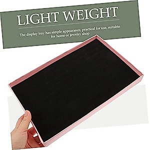 Cabilock Ring Display Tray 4pcs Simple Jewelry Tray Jewelry Display Soda Can Lids Ear Ring Insert Display Pad Ring Showcase Desk Tray Earings Paper Storage Tray Travel Earrings