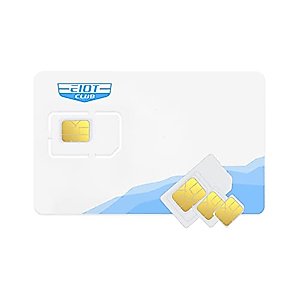 EIOTCLUB Prepaid 4G LTE Cellular SIM Card - No Contract Wireless - USA Compatible with AT&T and T-Mobile Networks for Security and Hunting Trail Game Cameras, GPS Devices- for Data, No Voice & Text
