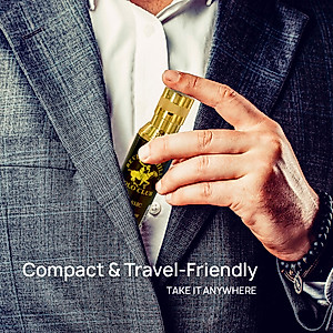 Beverly Hills Polo Club Body Spray for Men - BHPC Classic - Notes of Patchouli, Cedar, Vetiver, Ambergris & Musk - Long Lasting Cologne Scents - Ideal Gift for Him, 6oz