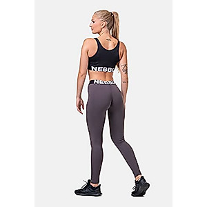 NEBBIA Smart Zip Front Sports Bra 578 Black