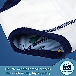 MooMoo Baby Cotton Training Pants Strong Absorbent Toddler Potty Training Underwear for Baby Boy 3T