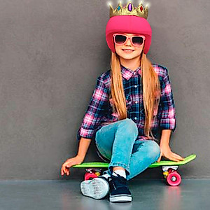 Coolcasc LED Queen Multisport Helmet Cover Pink