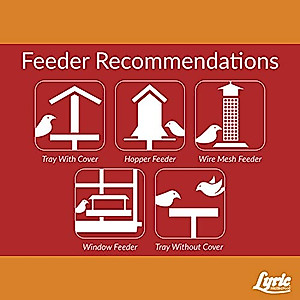 Lyric Cardinal Wild Bird Seed - Sunflower & Safflower Premium Bird Food Mix for Cardinals, Grosbeaks & Blue Jays - 3.75 lb bag