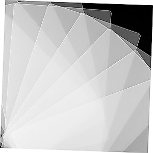 NUOBESTY 10pcs Copying Board 3D Printing Pen Mat Drawing Tool Transparent Drawing Board Drawing Board for 3D Printing Pen Painting Mat Basic Template 3D Drawing Paper Templates Plastic