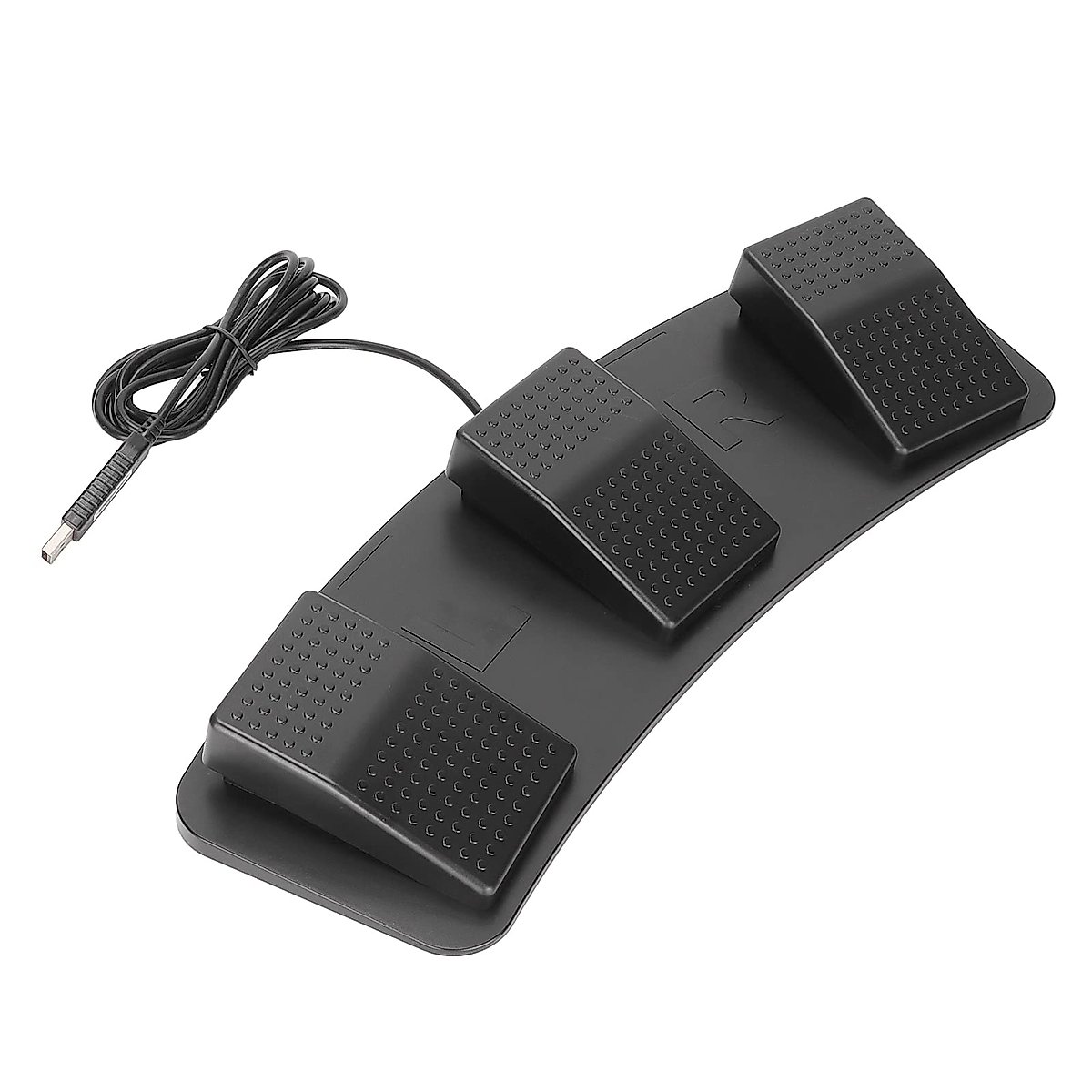 PC USB Triple Foot Switch Pedal - PC USB Foot Control Keyboard Action Switch Pedal HID Programmable Computer Keyboard Mouse for Video Game Office Equipment