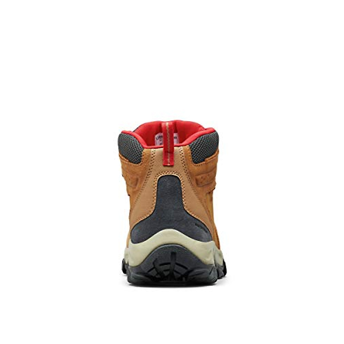 Columbia Men's Newton Ridge Plus II Suede Waterproof Boot, Breathable with High-Traction Grip,elk/mountain red,17