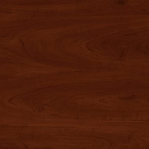 Bush Business Furniture 120W x 48D Boat Shaped Conference Table with Wood Base in Hansen Cherry