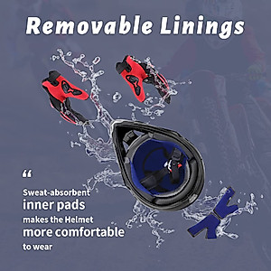 OUMURS Adult Dirt Bike Helmet with Goggles Gloves & Mask Adjustable Sun Visor DOT/FMVSS-218 Motorcycle Adult ATV Helmet Off-Road Motocross Downhill Moped MX for Unisex-Adult-New Black Skull, L