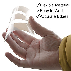 36 Pcs Letter Stencils 3 Inches Alphabet Letter Templates Reusable Letter and Number Stencils Art Craft Stencils for Painting Letters Numbers on Wall Glass Wood Chalkboard Door Fence Floor Fabric DIY