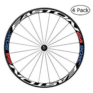HMANE 4Pcs Bike Stickers Bicycle Wheel Rims Light Safety Reflective Stickers Decal