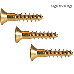 Phillips Flat Head Wood Screw Solid Brass #6X3/8 Qty 50