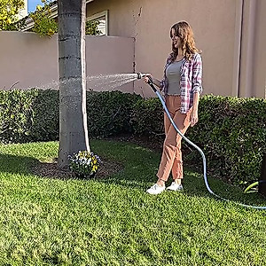 Atlantic Female to Female Heavy Duty Garden Hose 5/8 Inch x 5 Foot Green Water Hose Short Connection Leader Hose (5FT Female-Female)