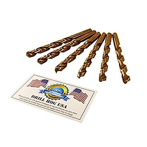 Drill Hog USA 3/8" Cobalt Drill Bits M42 Drill Bit 6 Pack