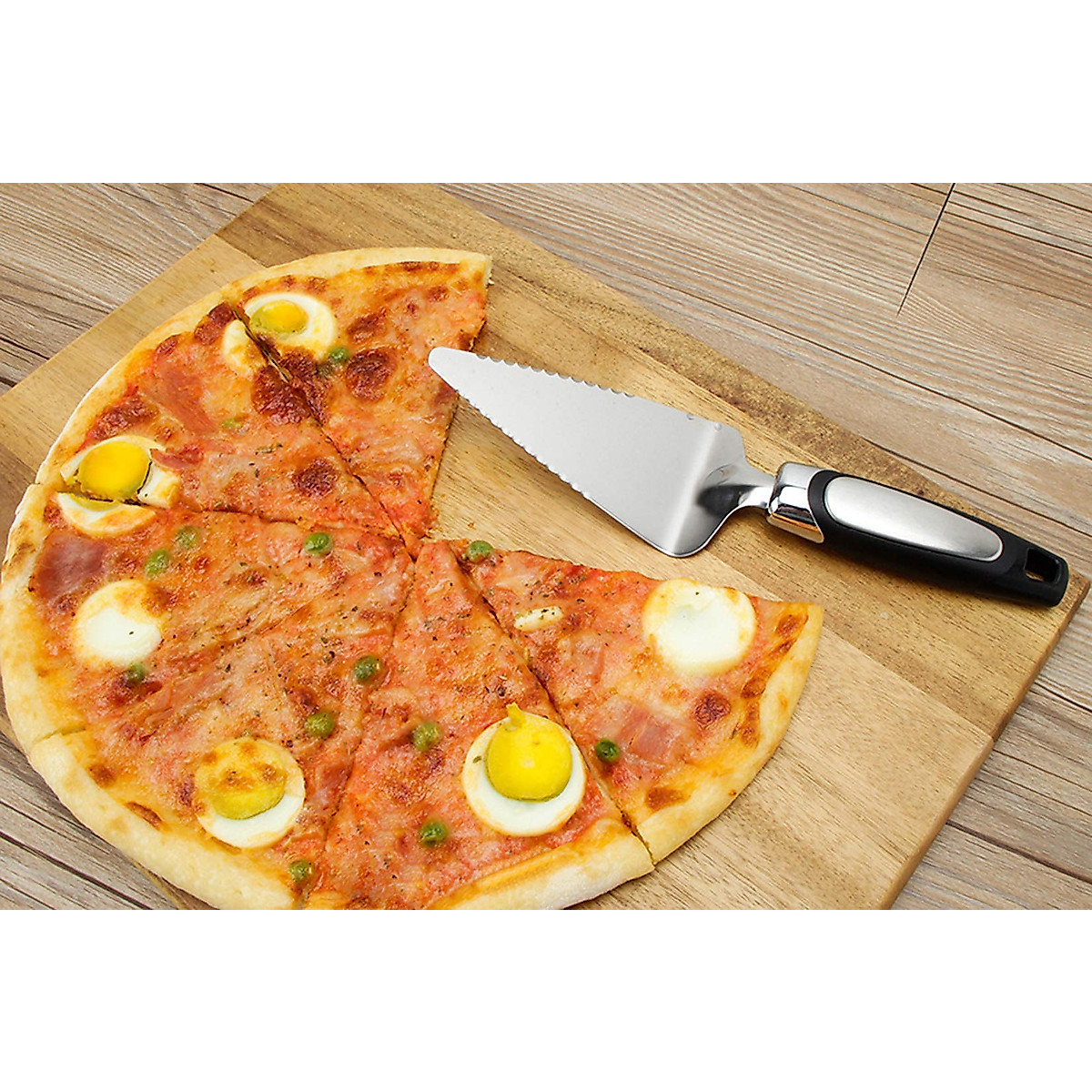 Tosnail 2 Pack Stainless Steel Pie and Cake Cutter Cake Server