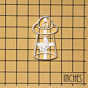 UFO Cow Abduction cookie cutter, 1 piece - Bakerlogy