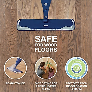 Bona Hardwood Floor Cleaner Refillable Spray Mop Cartridge, 34 Fl Oz