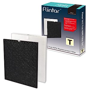 Flintar HR900 H13 True HEPA Replacement Filter T, Compatible with Winix HR900 Air Purifier, H13 Grade True HEPA and Activated Carbon Filter, Item Number 1712-0093-00, Filter T