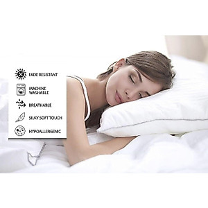 Soft Bed Collection Wrinkle Free Fade Resistant 3 PC Duvet Cover Set + 24" Inch Deep Pocket Fitted Sheet 800 Thread Count Egyptian Cotton Queen Size Black Solid