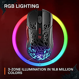 SteelSeries Aerox 5 Wireless – Diablo IV Edition – Lightweight 76g Gaming Mouse – 18000 CPI – TrueMove Air Optical Sensor – Water Resistant – 180+ Hour Battery Life – Free in-Game Item - PC/MAC