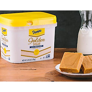 Domino® Golden Sugar, 3.125 lb Granulated Sugar Easy Baking Tub