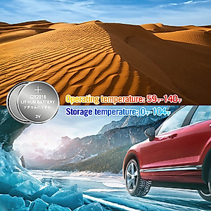 WANZELONYO CR2016 Battery CR2016 3V Lithium Button Cell 100 Count