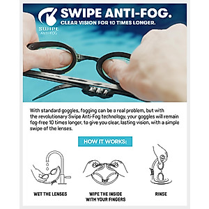 ARENA Unisex Adult Cobra Tri Swimming Goggles for Triathlon and Fitness Swipe Anti-Fog Wide Vision Mirror Lens, Yellow Copper/Army