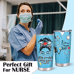 Nurse Gifts for Women, Gifts for Nurses Women - Nurse Accessories For Work - Nurse Gifts for Christmas, Birthday, Nurses Week, Appreciation Week, Graduation - Nurse Present, Nurse Tumbler 20 Oz