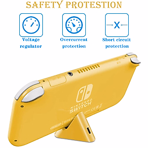 Charging Dock for Nintendo Switch Lite, Charging Stand Station Compatible with Nintendo Switch (Yellow)