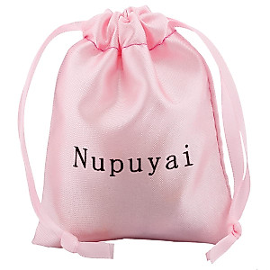 Nupuyai Healing Rose Quartz Crystal D&D Polyhedral Dice Set with Box for Dungeons and Dragons, Set of 7 Table Top Game Dice for RPG MTG Roleplaying Collection