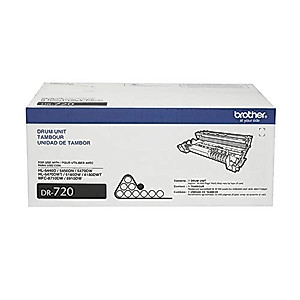 Brother Genuine-Drum Unit, DR720, Seamless Integration, Yields Up to 30,000 Pages, Black