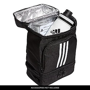 adidas Excel 2 Insulated Lunch Bag, Black/White, One Size