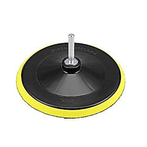 uxcell 7" Hook and Loop Backing Pad Sanding Polishing Backer Plate with M14 Drill Adapter for Random Orbit Sander Polisher Buffer 2pcs