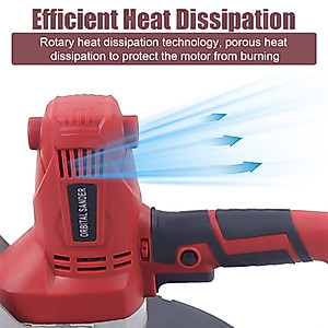 Electric Concrete Trowel Machine Wall Smoothing Polishing Machine with Extension Rod 110V Multi-function Sander Grinder Wall Plasterer Copper Motor 850W