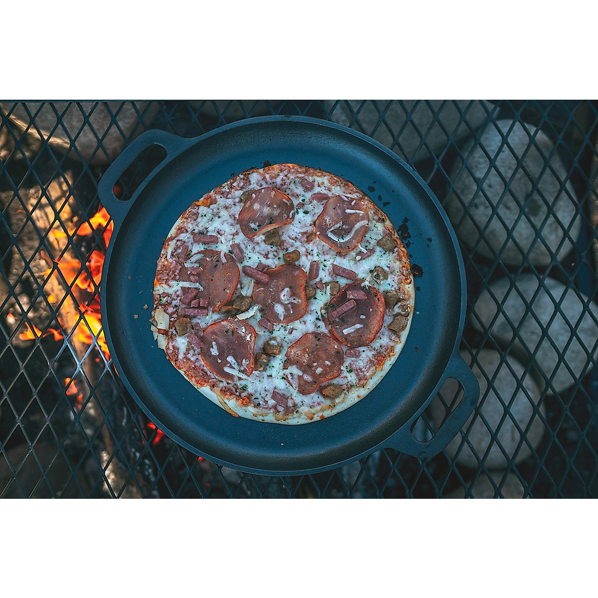 Stansport Pre-Seasoned Cast Iron Pizza Pan (16006)