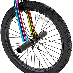 JOYSTAR Gemsbok 20 Inch Kids Bike Freestyle BMX Style for 7-13 Boys Girls Bikes 20 in Wheels Children Kids' Bicycles Dual Hand Brakes Steel Frame Oil Slick