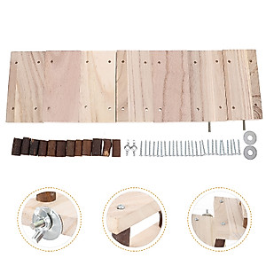 POPETPOP Teething Toys Teething Toys Ferret Toys Small Animal Climbing Toys, Hamster Climbing Ladder, Pet Ladder Hamster Stairs for Habitat Play and Exercise Teething Toys Ferret Toys Ferret Toys