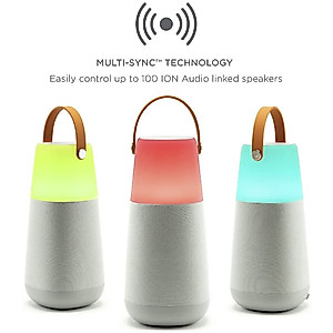 Ion Audio Bright Max Indoor/Outdoor 360 Degree Bluetooth Speaker (Renewed)