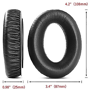 Replacement Ear pad Ear Cushion Ear Cups Ear Cover Earpads for Sennheiser HD545 HD565 HD580 HD600 HD650 Headphones