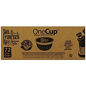 San Francisco Bay OneCup, French Roast, 72 Single Serve Coffees