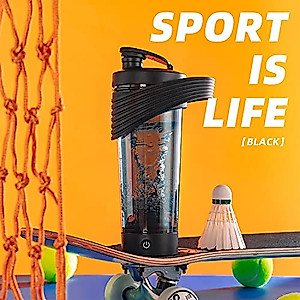 Electric Shaker Bottle, 28 oz Blender Bottles, Made with Tritan - BPA Free - Portable Mixer Cup/USB Rechargeable Shaker Cups for Protein Shakes