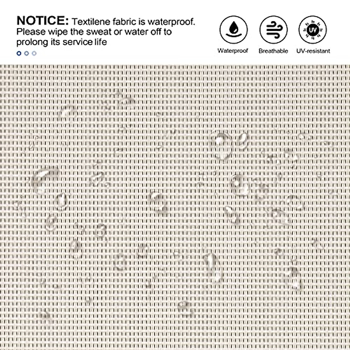 Crestlive Products Aluminum Chaise Lounge Chair, Adjustable Outdoor Recliner with Armrests Outside Sun Tanning Lounger, All Weather for Patio, Poolside, Deck, Backyard, Set of 2 (Champagne)