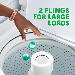 Gain flings! Laundry Detergent Soap Pacs, HE Compatible, 112 ct, Long Lasting Scent, Blissful Breeze