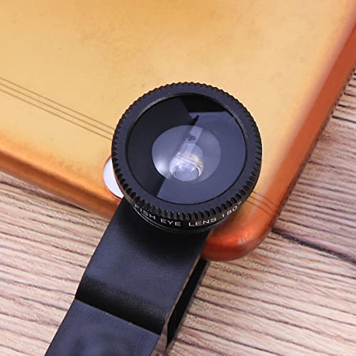 iplusmile 3 in 1 Phone Camera Lens Kit, Fisheye Lens 180 Degree Macro Lens Wide Angle Lens Clip on Cell Phone Lens Compatible with iPhone 6S/ 7/8/X Mini 3/2 and Most Smartphones, Black