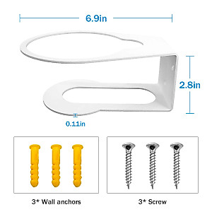 TP-Link Deco X20 Wall Mount Bracket,ALLICAVER Sturdy Metal Made Mount Stand Holder Compatible with TP-Link X20 WiFi 6 Mesh WiFi System (white-2-Pack)
