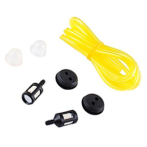 Podoy MC43 Fuel Line for Compatible with Earthquake E43 E43CE Auger Cultivator Fuel Filter Fuel Grommet Primer Bulb Repower Kit