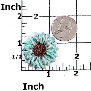 Flower Daisy Silicone Mold Food Safe Fondant, Chocolate, Candy, Resin, Polymer Clay, Jewelry, Craft Mold. Flexible and easy to use.